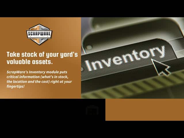 Scrapware, Scrap Metal Recycling Software | Inventory Modules